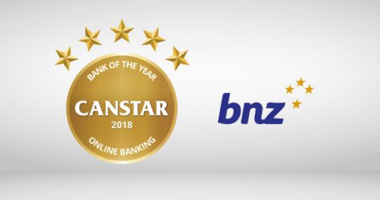 BNZ is Bank of the Year – Online Banking 2018 – Canstar